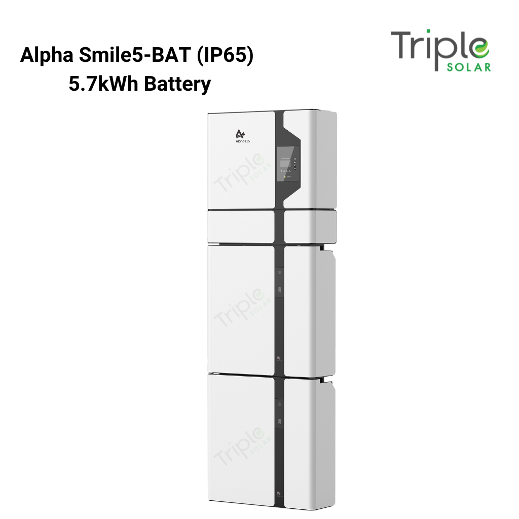 Alpha Smile5-BAT (IP65) 5.7kWh Battery | Triple Solar