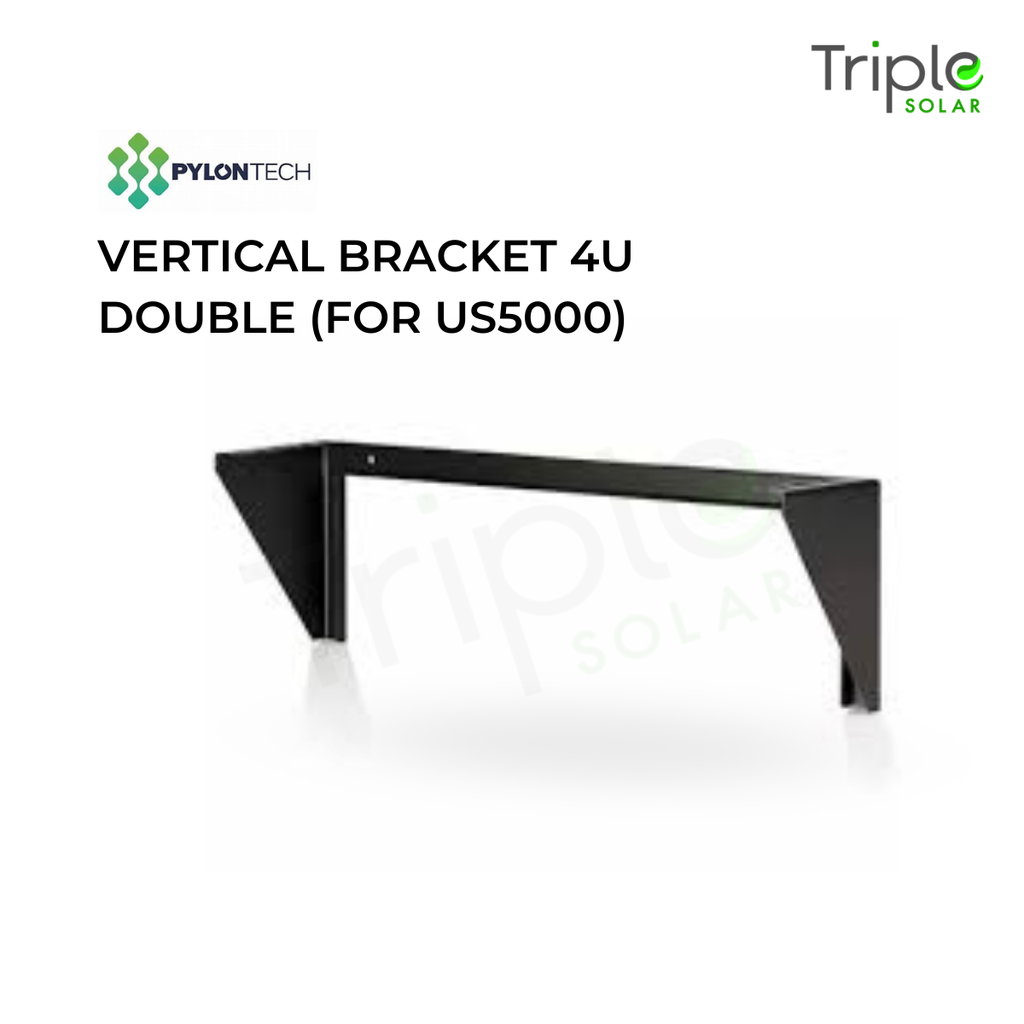 Pylontech Double Vertical Bracket for US5000 (RK419WALLV 4U) | Triple Solar