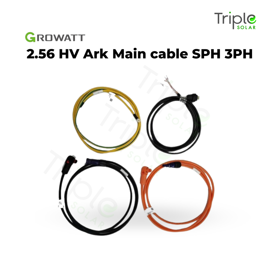 Growatt Ark Battery Main Cable SPH 3-Ph (ARK 2.5H-A1 CABLE) | Triple Solar